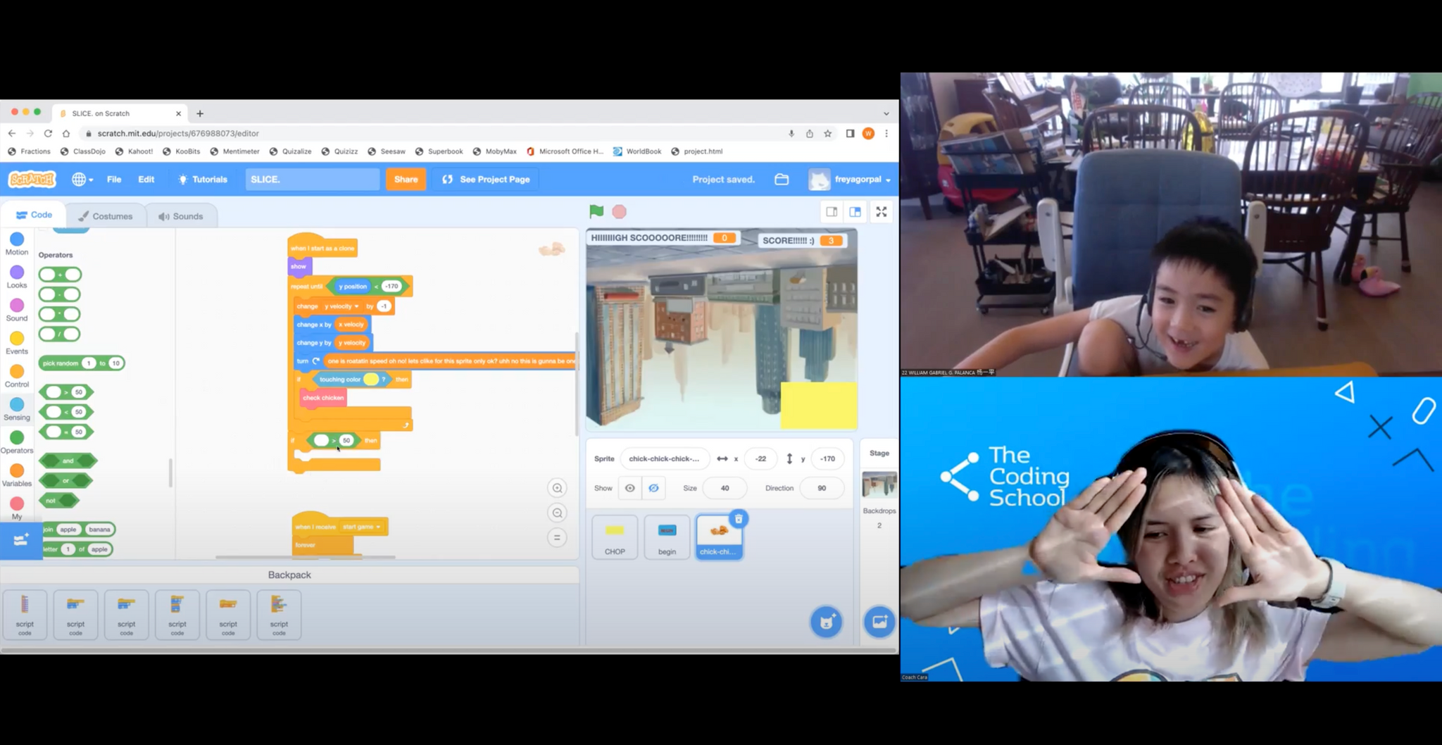 Make Your Own Game 2 With Scratch The Coding School